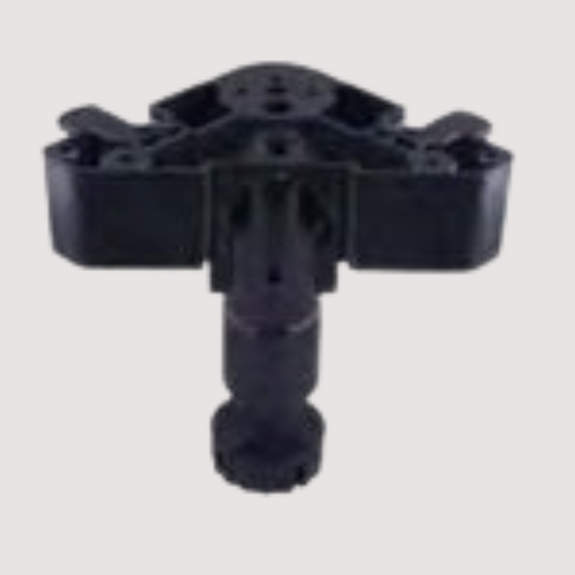 Cabinet Leg - Black - Plastic - Flat Base (Heavy Duty) | JC Furniture ...