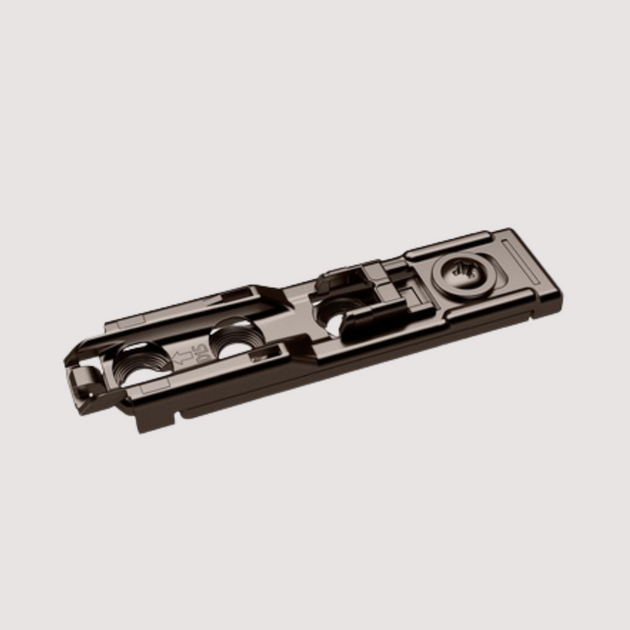 Linear Mounting Plate with Direct height adjustment, in obsidian black ...