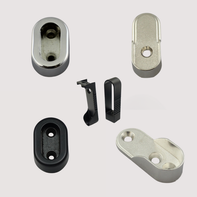 Oval Shape End & Middle Supports | JC Furniture Hardware Corporation