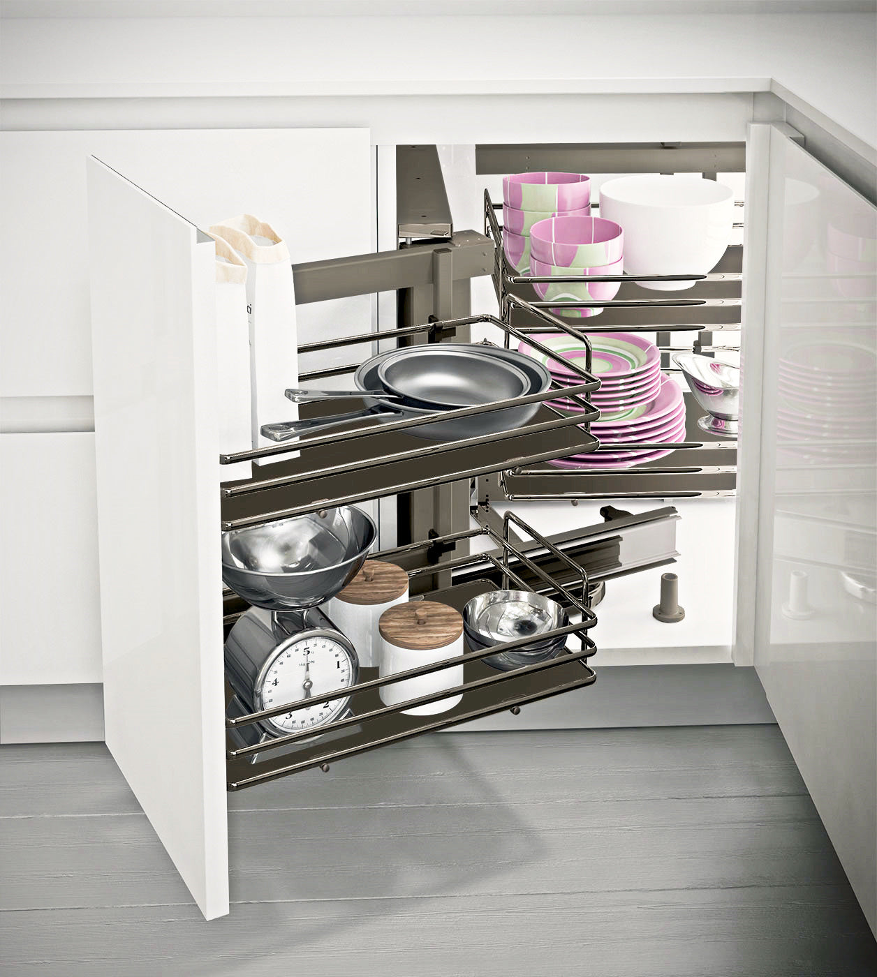 INOXA Dynamic Corner Swing to Left or Right, WHITE or Graphite (XMC ...