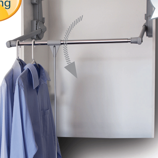 Ambos ITALY Pull-down Clothes Hanger (W31"-45") -ZLF-700 | JC Furniture ...
